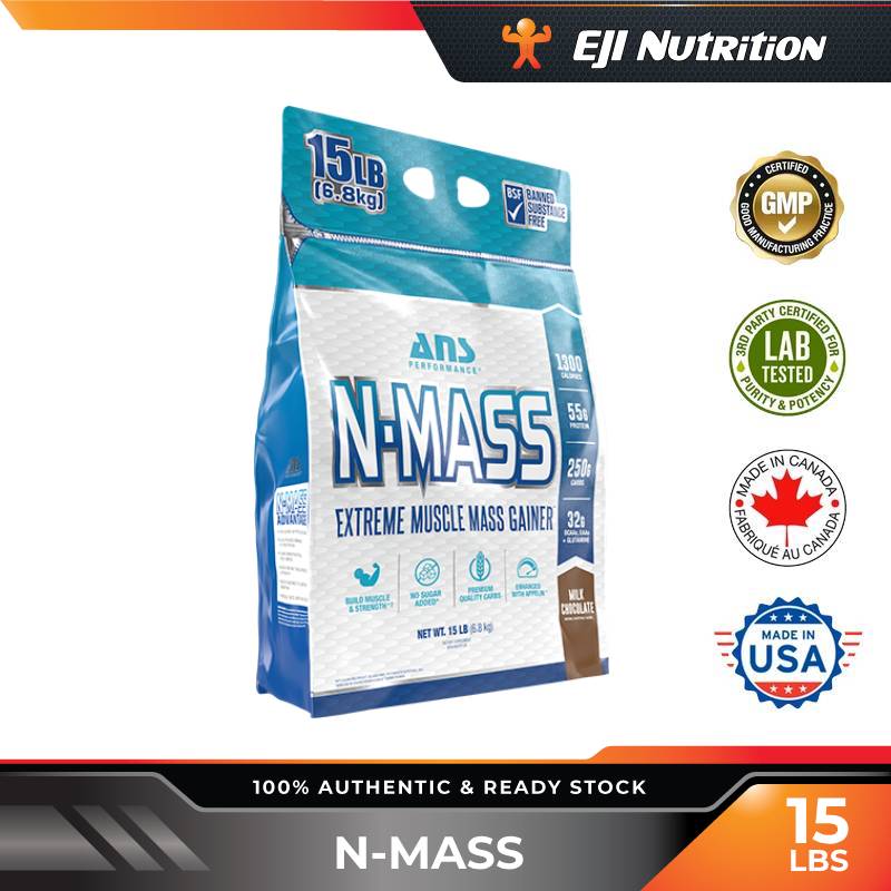 N-Mass Muscle Mass Gainer, 15lbs – EJINutrition.com