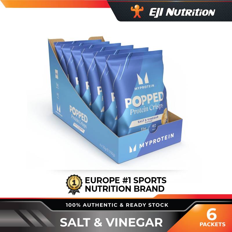 Popped Protein Crisps, 6 packets – EJINutrition.com